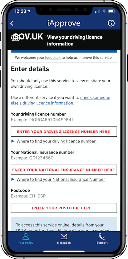 iApprove My Licence Check l Inzura